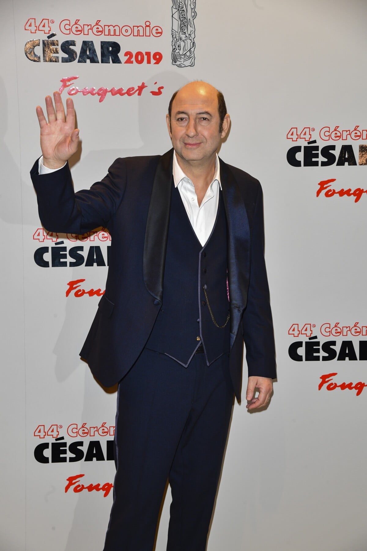Photo : Kad Merad - Photocall du dîner de la 44ème cérémonie des César ...