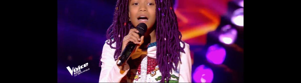 Photo : Talima, Talent de Soprano, lors de la demi-finale de "The Voice ...