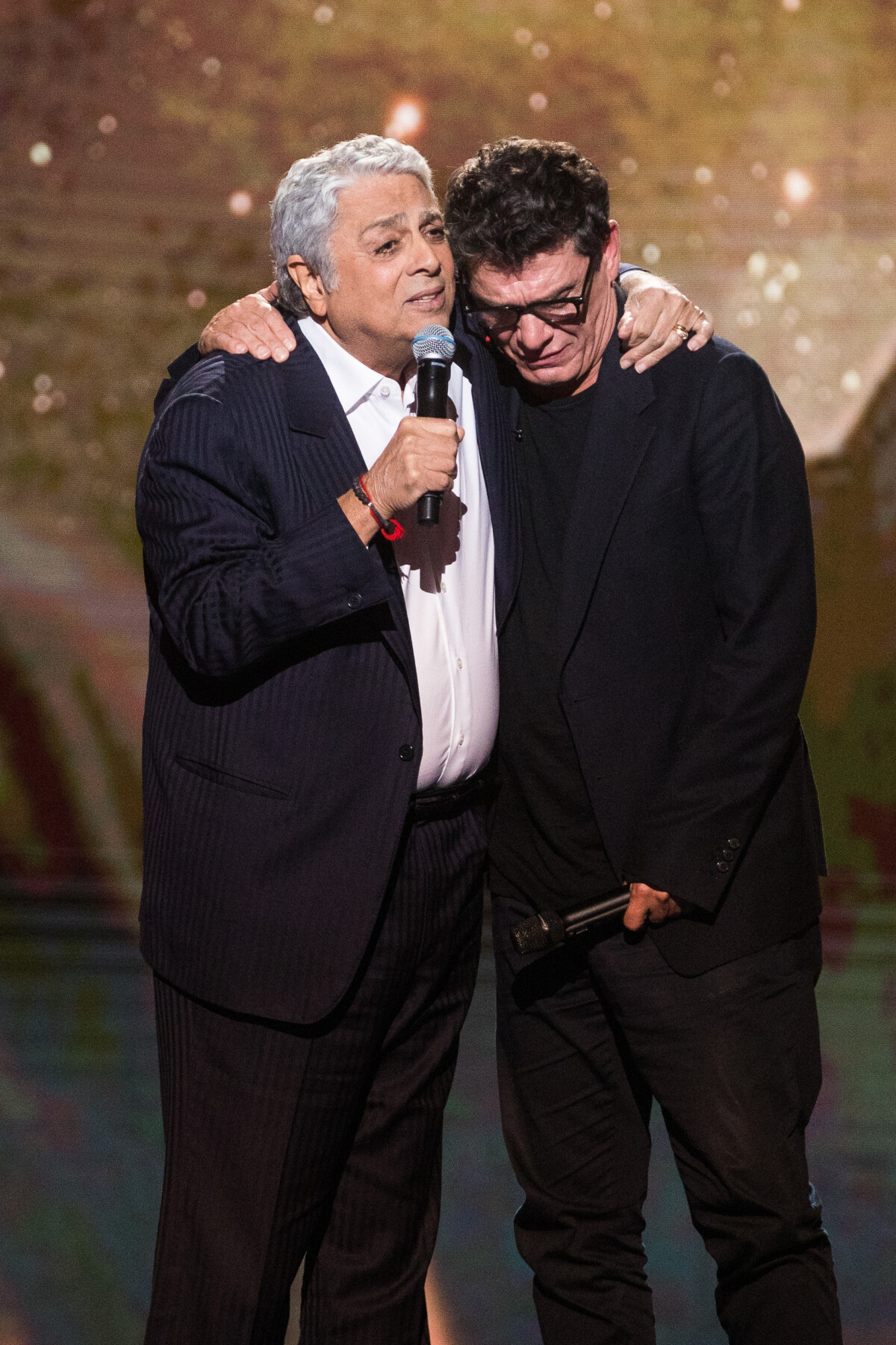 Photo : Exclusif - Enrico Macias, Marc Lavoine - Enregistrement de l ...