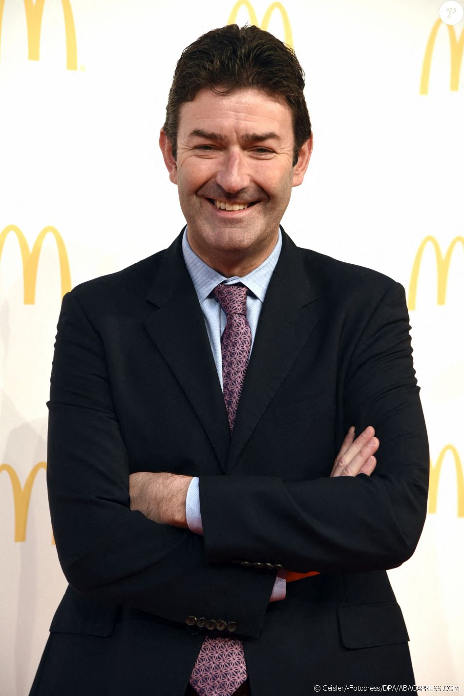 Steve Easterbrook à l'ouverture du McDonald's de l'aéroport de ...