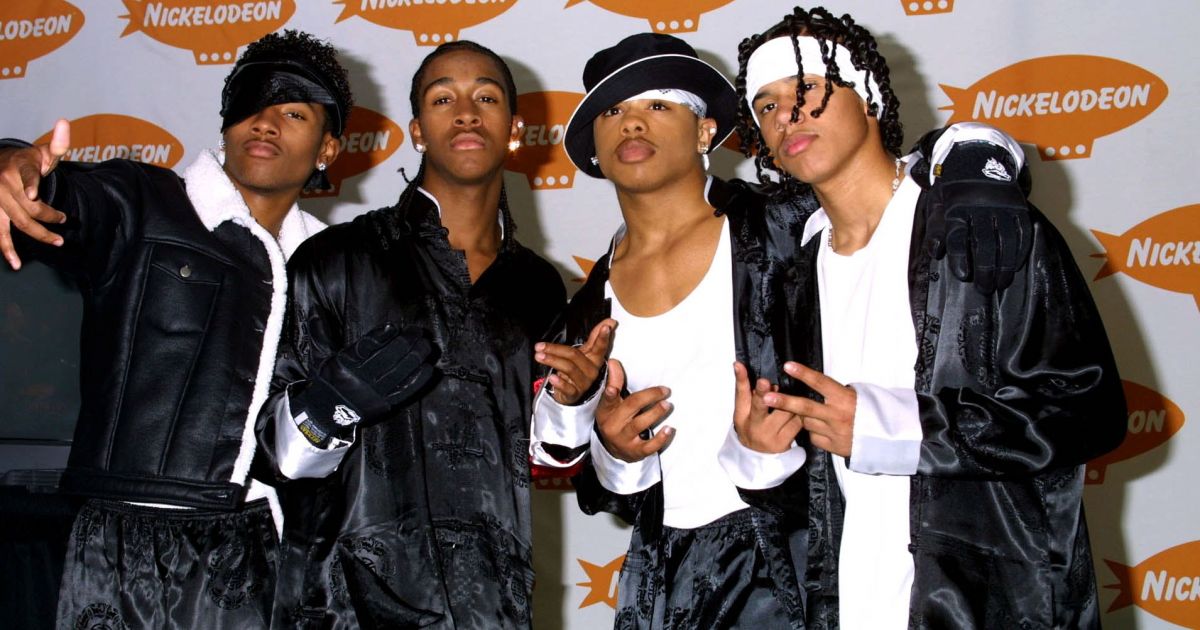 Le groupe B2K aux Kids Choice Awards à Santa Monica, le 22 avril 2002 ...