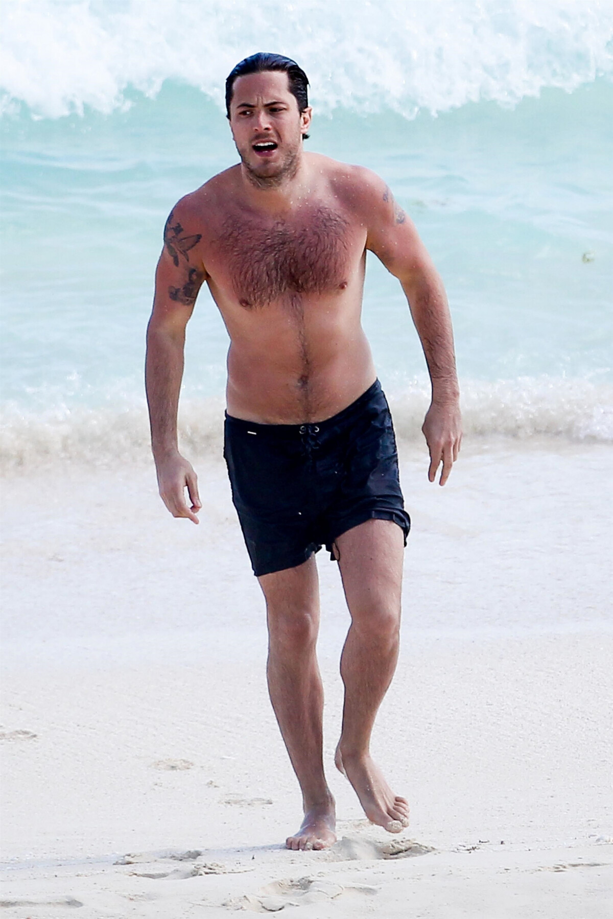 Photo : Harry Morton en vacances à Cancun au Mexique, le 26 janvier ...