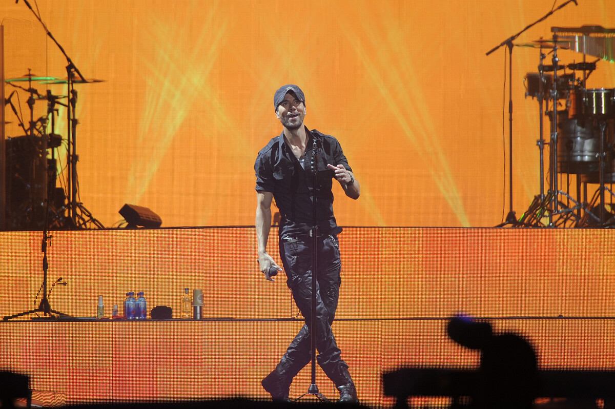 Photo : Enrique Iglesias en concert au O2 Arena de Londres le 19 ...