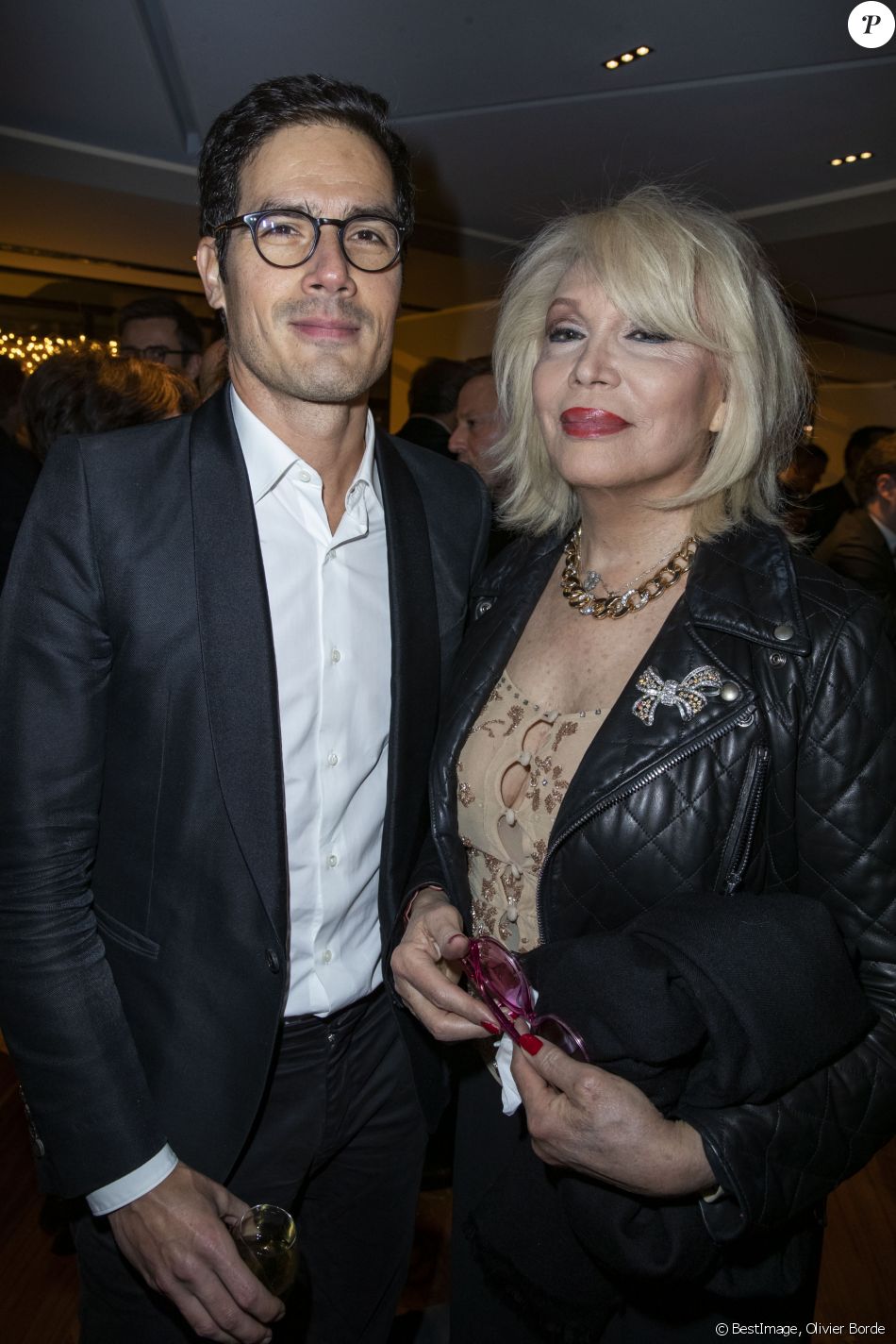Exclusif - Mathieu Gallet et Amanda Lear - People au dîner Shortcut ...