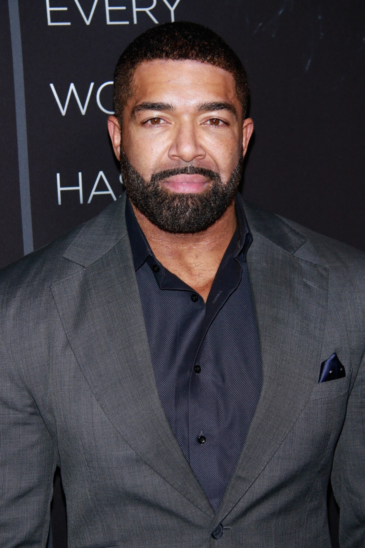 Photo : David Otunga - Première du film "A Fall From Grace" au cinéma ...