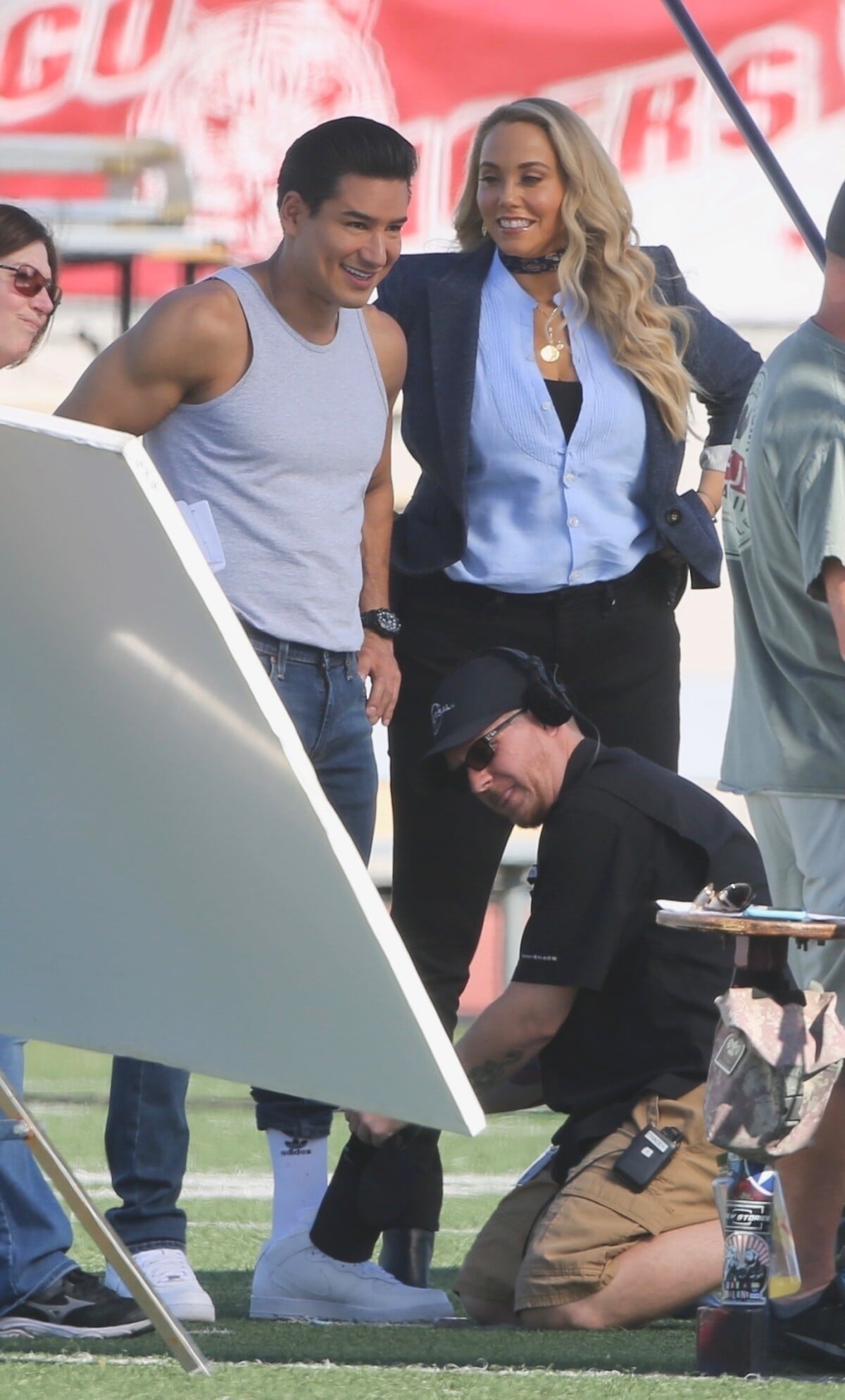 Photo : Exclusif - Mario Lopez et Elizabeth Berkley de retour dans la ...
