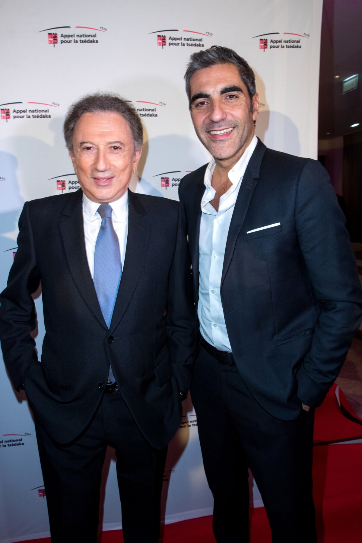 Photo : Exclusif - Michel Drucker et Ary Abittan - Soirée caritative ...