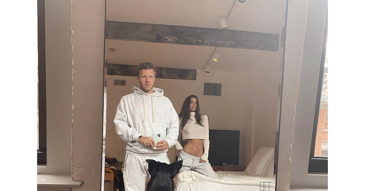 Emily Ratajkowski et son mari Sebastian Bear-McClard. Mars 2019 ...