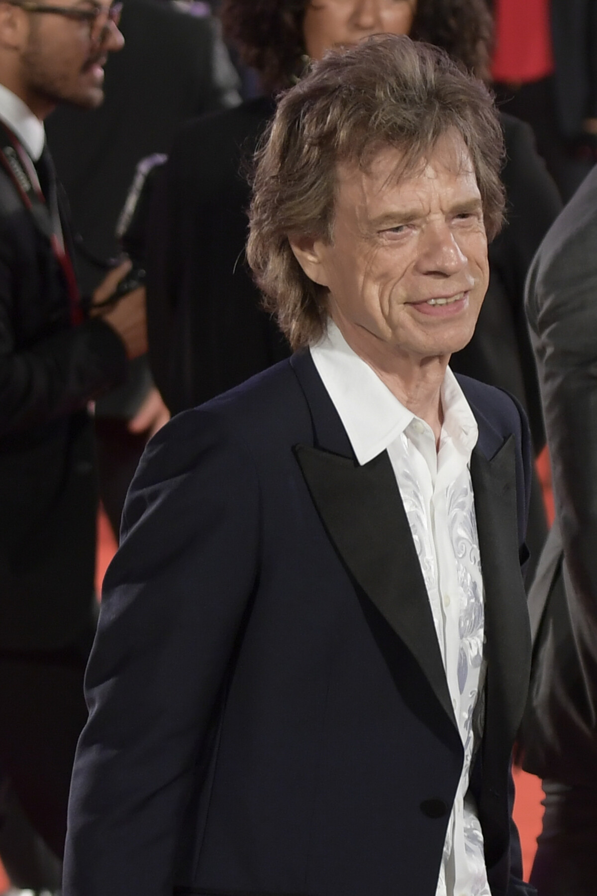 Photo : Mick Jagger à la première de "The Burnt Orange Heresy" au 76ème ...
