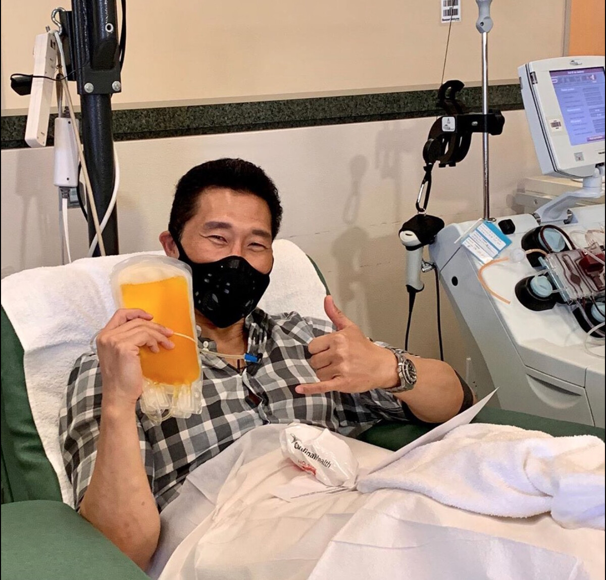 Photo : Daniel Dae Kim sur Instagram. Le 23 avril 2020. - Purepeople
