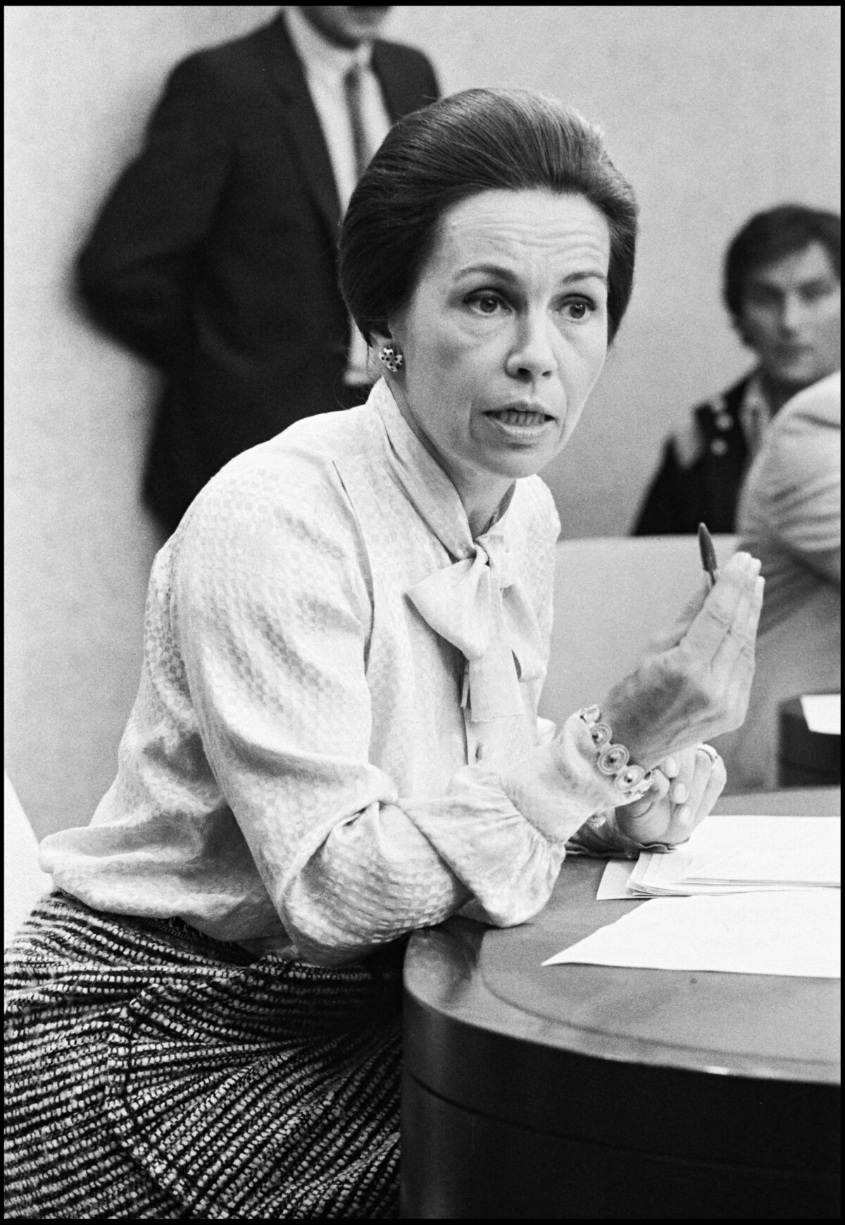 Photo : Marie-France Garaud en 1980 - Purepeople