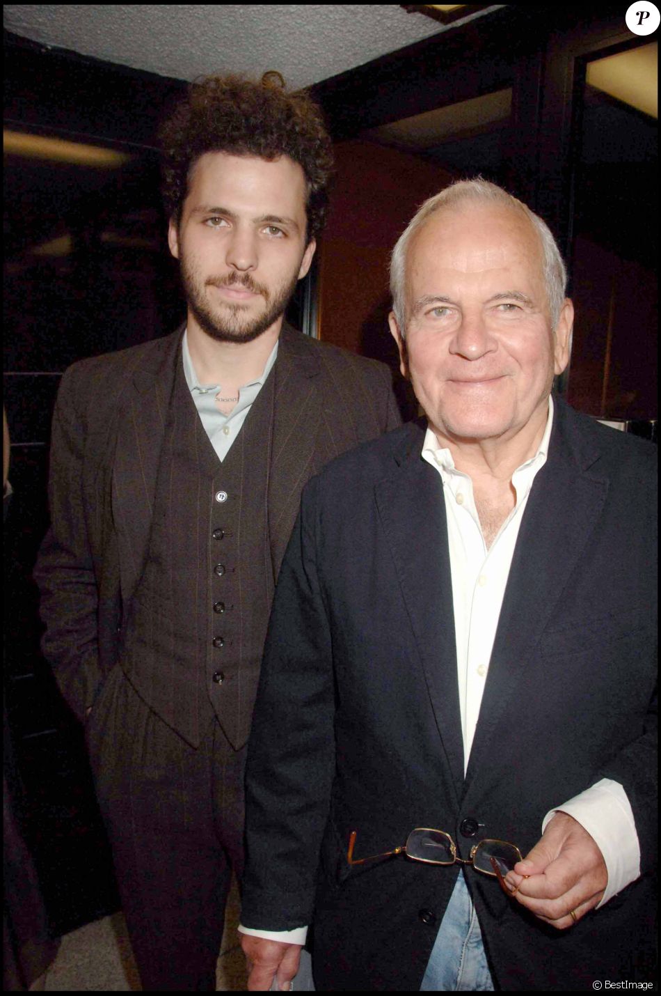 Sir Ian Holm et son fils Harry - Première du film The Queen à Londres ...