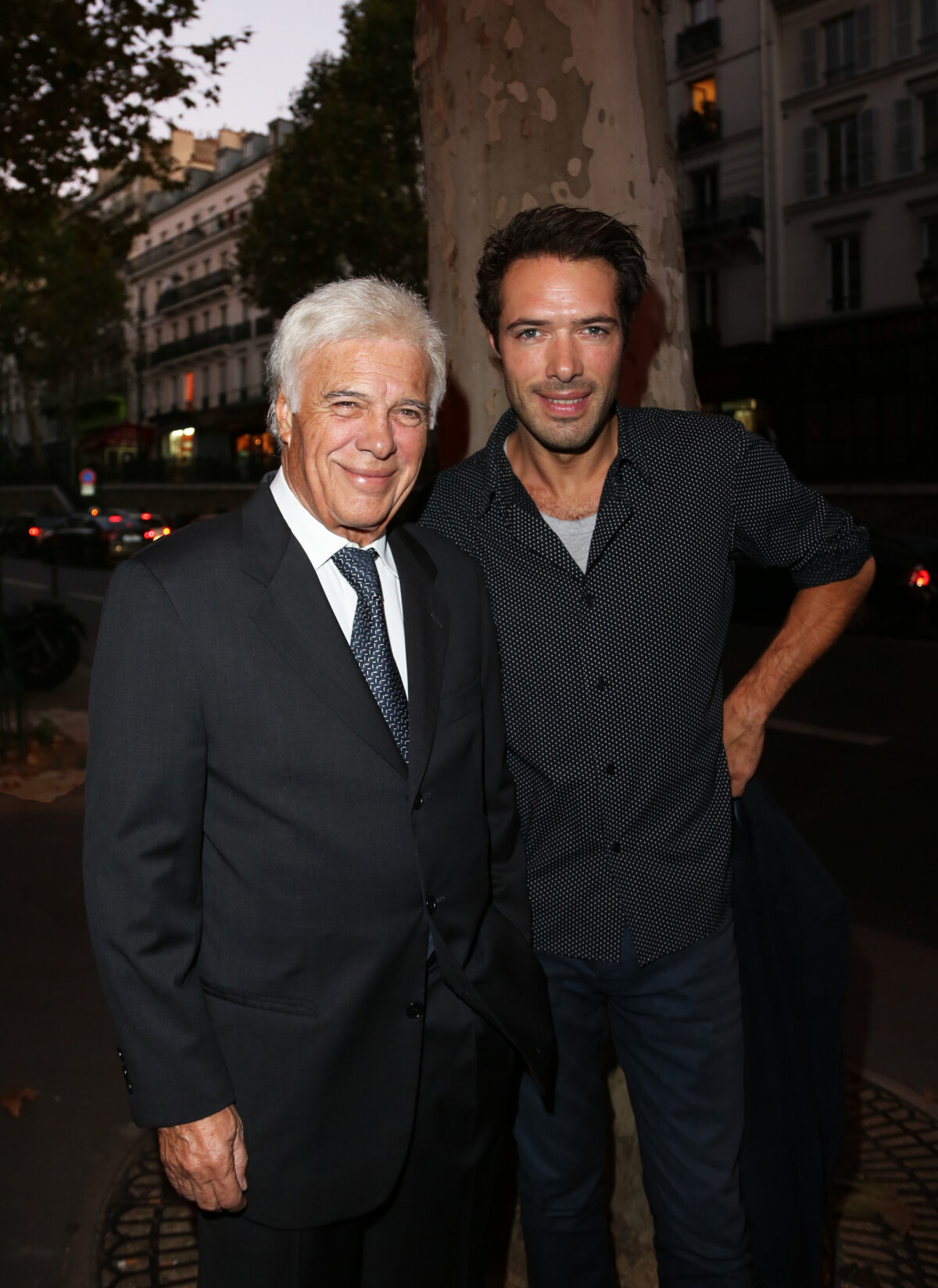 Photo : Guy Bedos et son fils Nicolas Bedos a la generale de Muriel ...