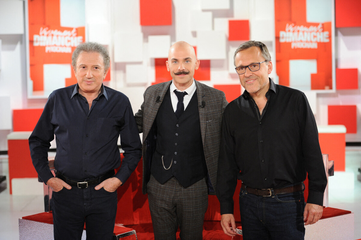 Photo : Exclusif - Michel Drucker, Viktor Vincent et Emmanuel Chaunu ...