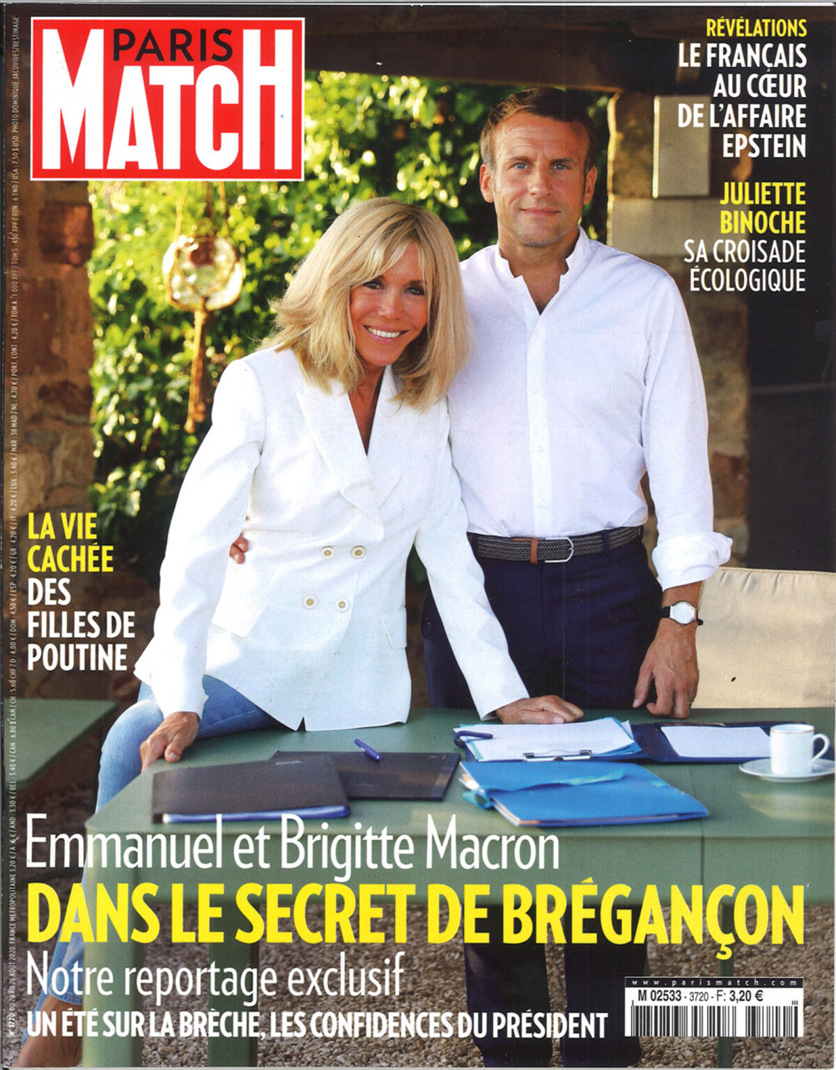 Photo : Emmanuel Macron et son épouse Brigitte Macron dans le magazine ...