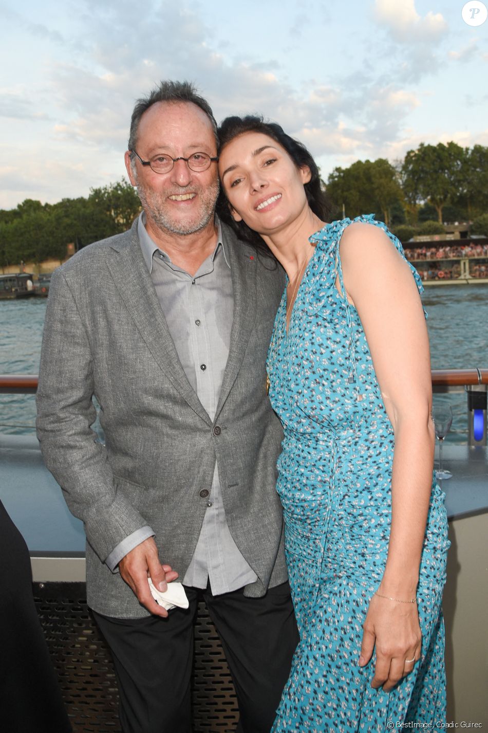 Jean Reno et sa femme Zofia Borucka - Soirée du 90ème anniversaire de ...