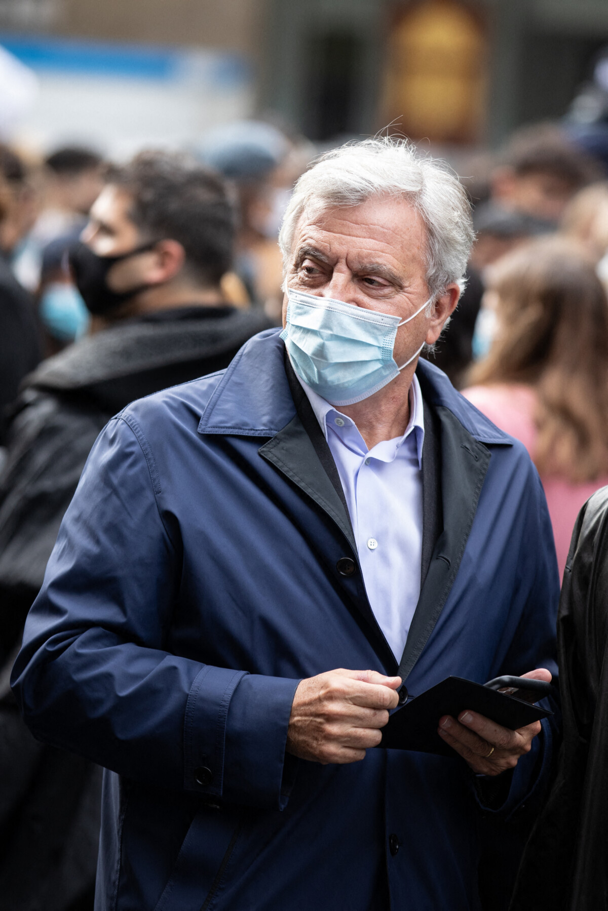 Photo : Sidney Toledano arrive à la Samaritaine pour assister au défilé ...