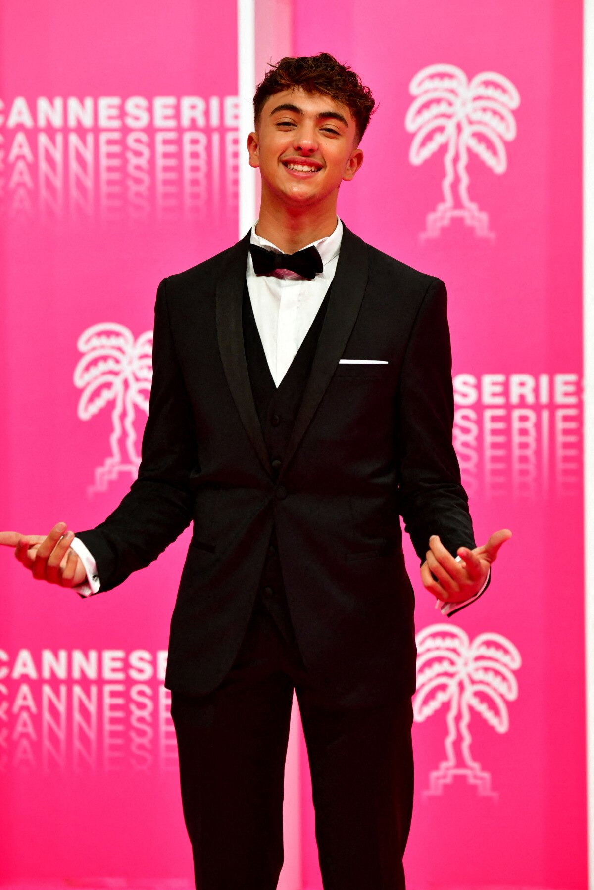 Photo : Inoxtag durant la soirée d'ouverture de Canneseries saison 3 au ...