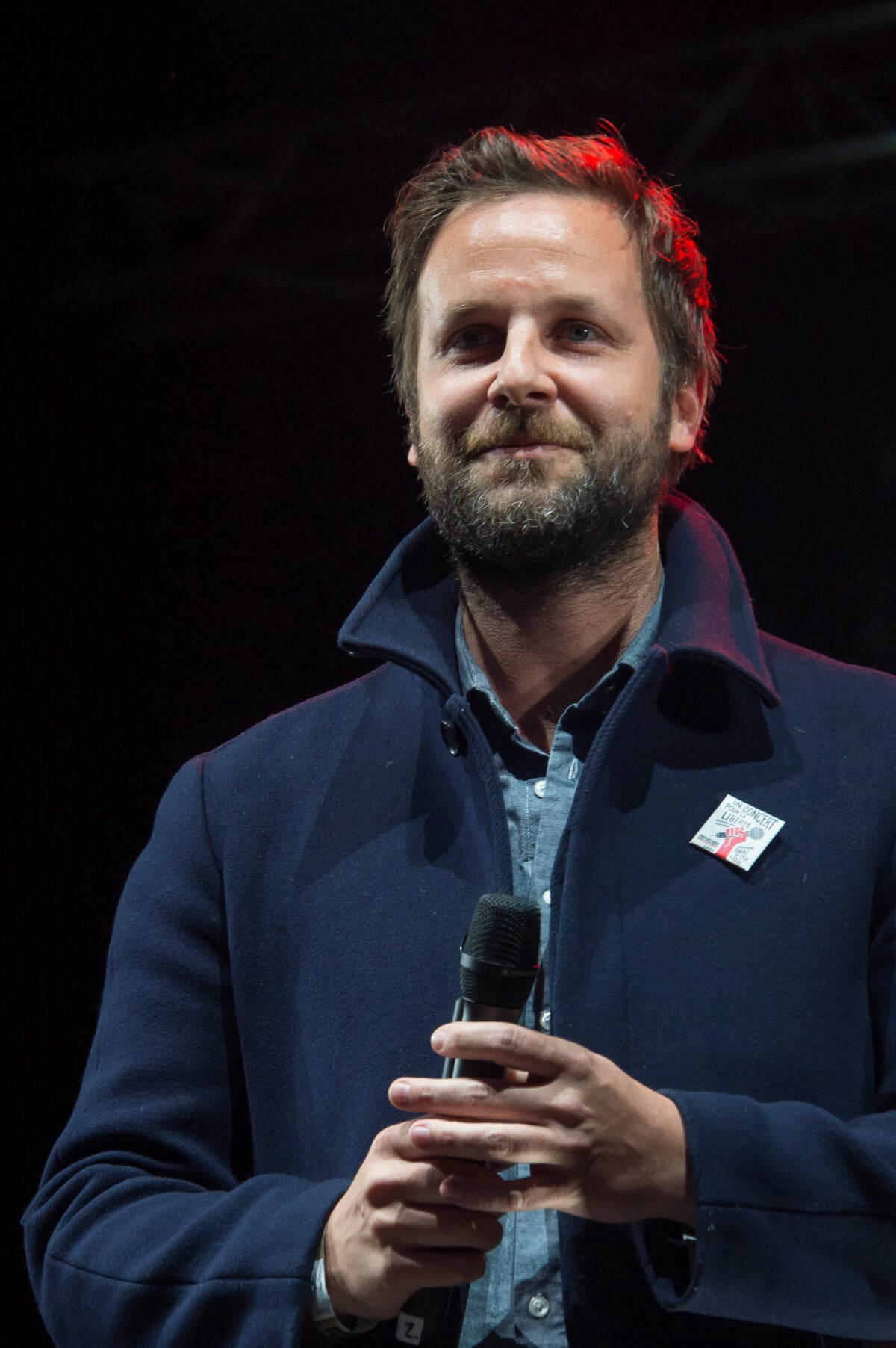 Photo : Joachim Roncin (créateur du slogan "Je suis Charlie ...