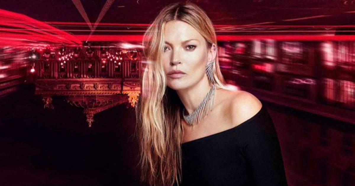 Kate Moss pose pour la campagne publicitaire du joaillier Messika ...