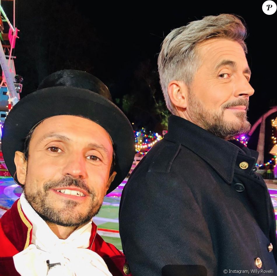 Willy Rovelli et Olivier Mine sur le tournage de 'Boyard Land ...