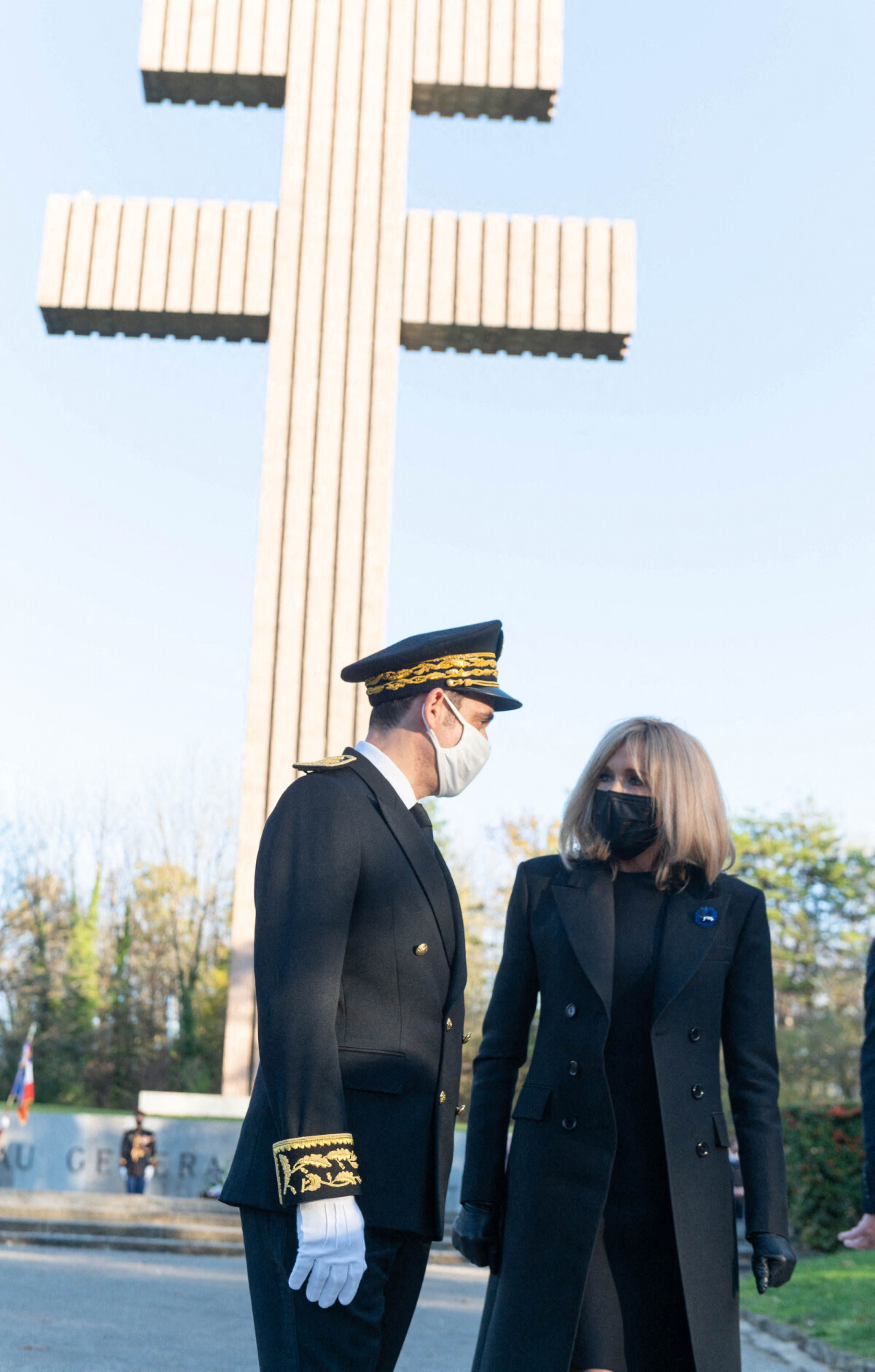 Photo : Joseph Zimet, préfet de la Haute-Marne, Brigitte Macron. - L ...