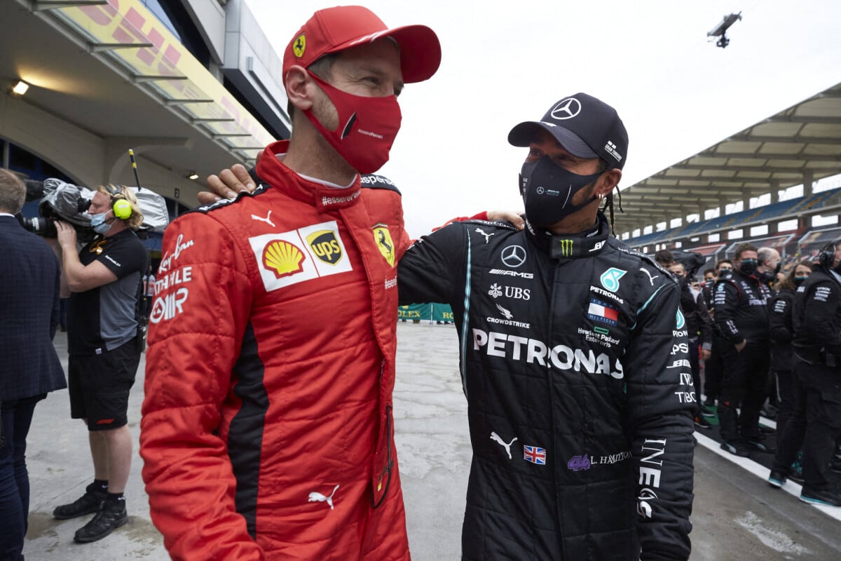 Photo : Sebastian Vettel et Lewis Hamilton - Formule 1 - Grand Prix ...