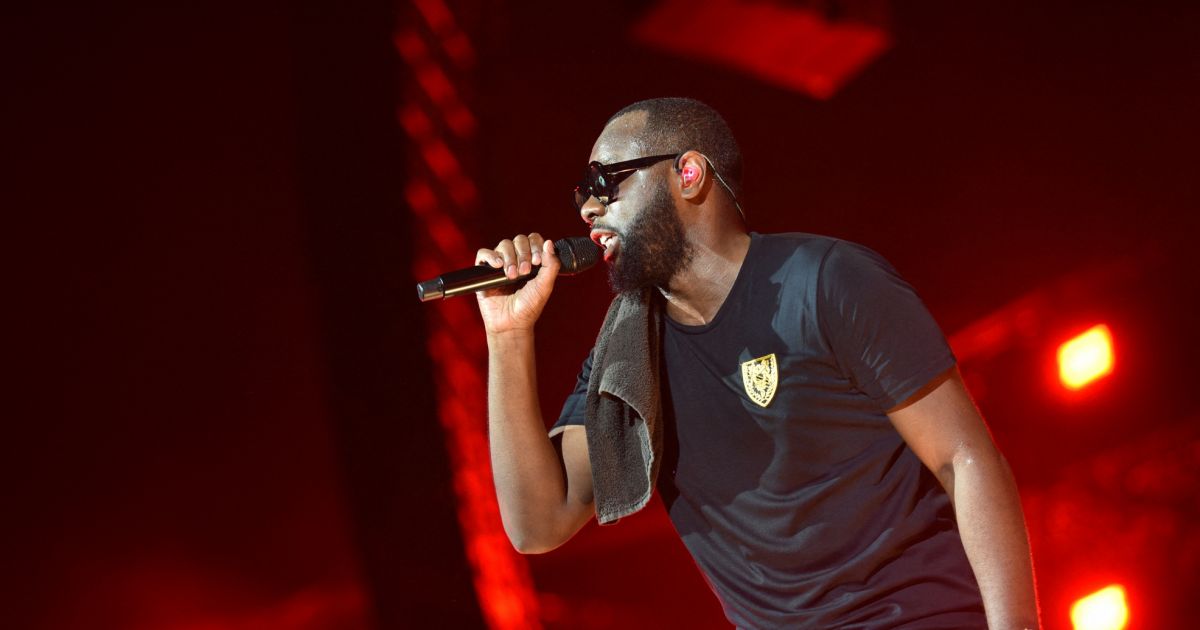 Maitre Gims en concert au Stade de France à Saint-Denis le 28 septembre ...