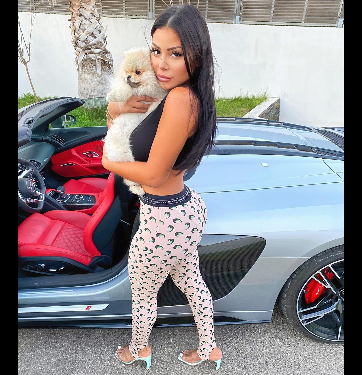Photo : Maeva Ghennam et Hermès, août 2020 - Purepeople