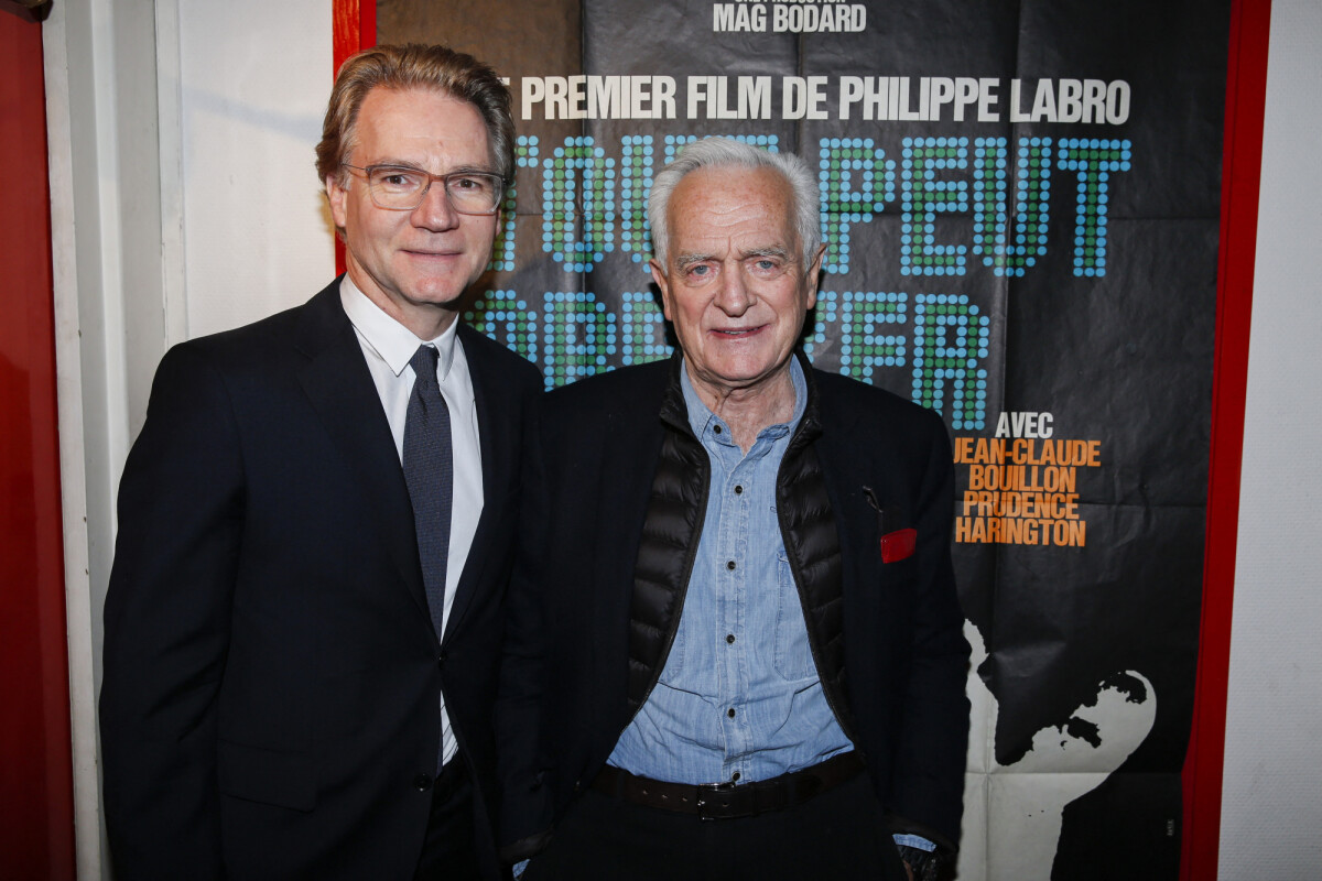 Photo : Olivier Royant et Philippe Labro - A l'occasion de la diffusion ...