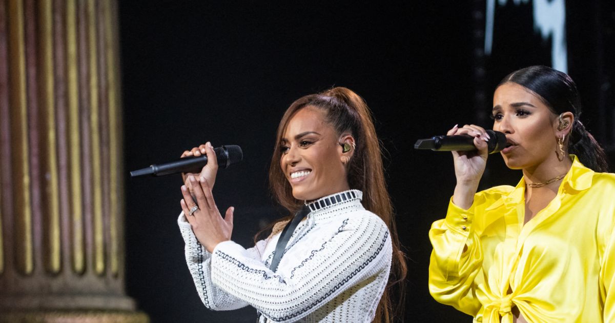 Exclusif - Amel Bent et Imen Es - Enregistrement de l'émission La ... Exclusif - Amel Bent et Imen Es - Enregistrement de l'émission La ...