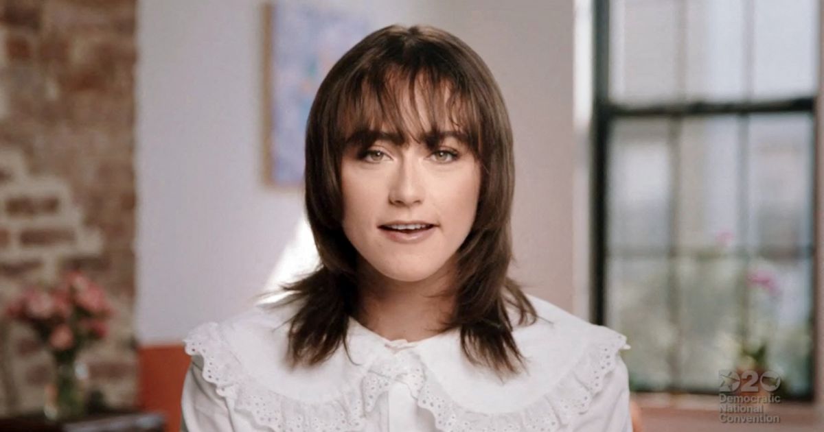Ella Emhoff le 19 août 2020 lors d'un spot publicitaire pour la ...