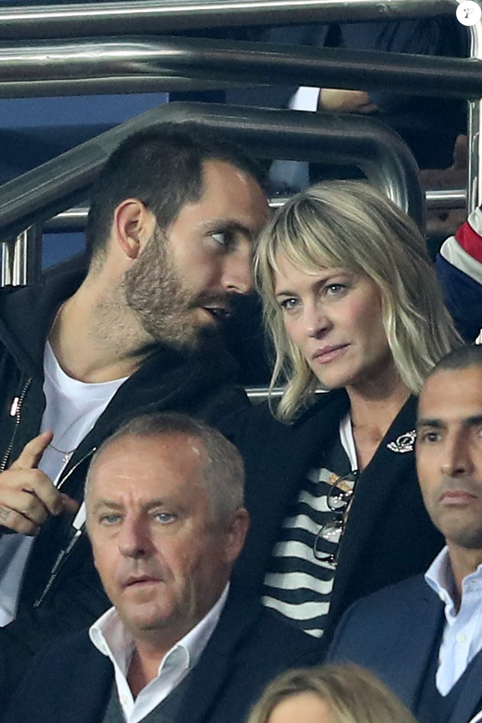Robin Wright et son nouveau compagnon Clement Giraudet ( directeur des relations VIP chez Saint ...