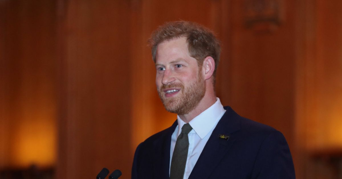 Le prince Harry, duc de Sussex, lors d'une cérémonie pour le 5ème ...