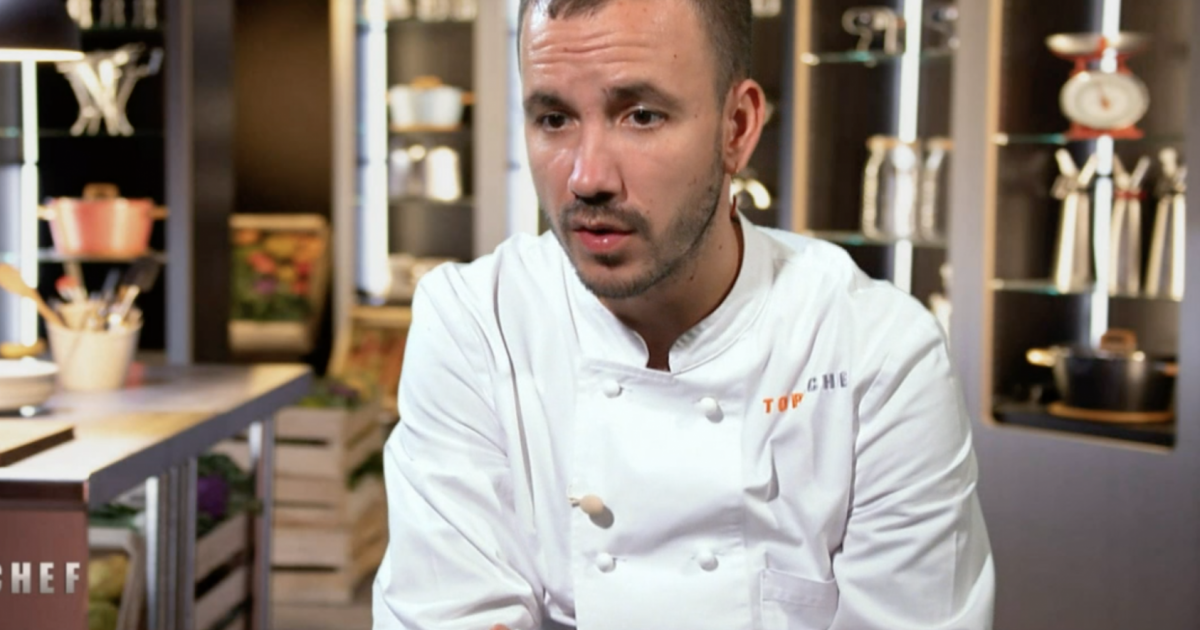 Baptiste dans Top Chef, saison 12 sur M6. - Purepeople