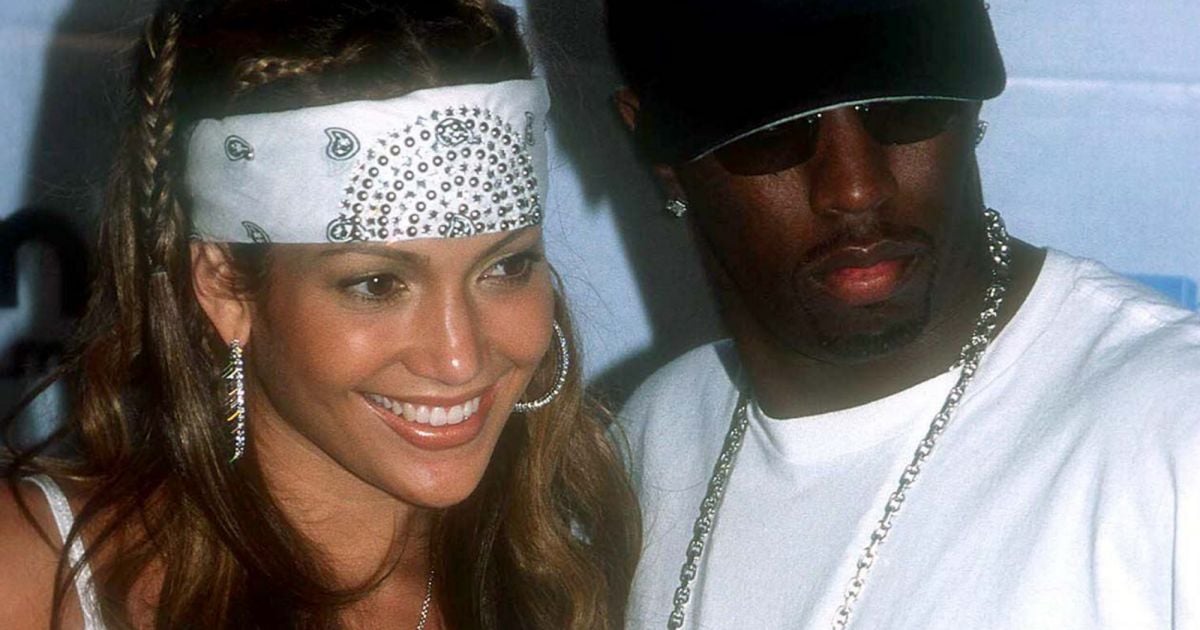 Jennifer Lopez et Puff Daddy aux MTV Video Awards à New York en ...