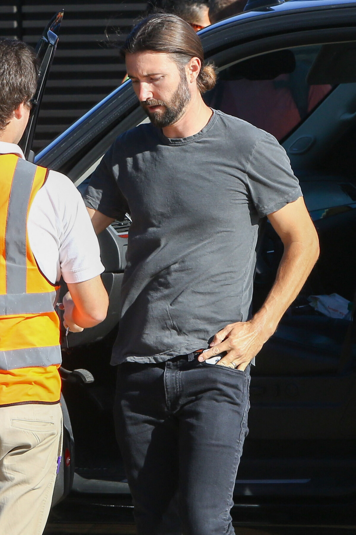 Photo : Brandon Jenner est allé déjeuner avec sa femme Leah et sa fille ...