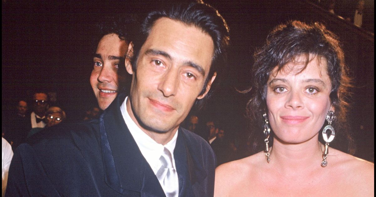 Gérard Lanvin et sa femme Jennifer au Festival de Cannes en 1990 ...