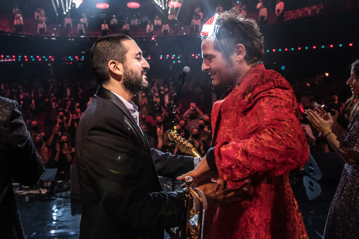 Photo : Exclusif - Ibrahim Maalouf et Matthieu Chedid - Concert Photo : Exclusif - Ibrahim Maalouf et Matthieu Chedid - Concert