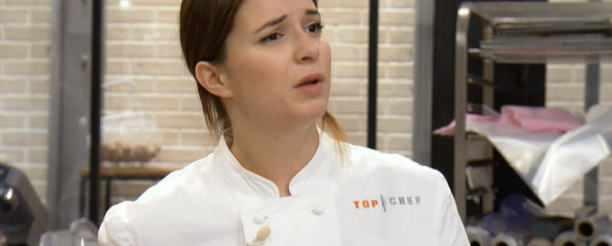 Photo : Sarah dans "Top Chef" sur M6. - Purepeople