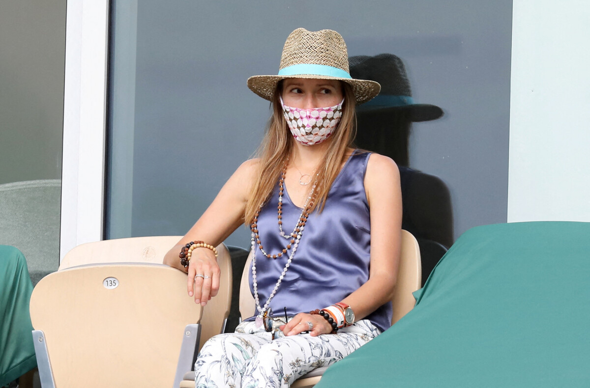 Photo : Jelena Djokovic, l'épouse de Novak Djokovic, assiste au 8e de ...