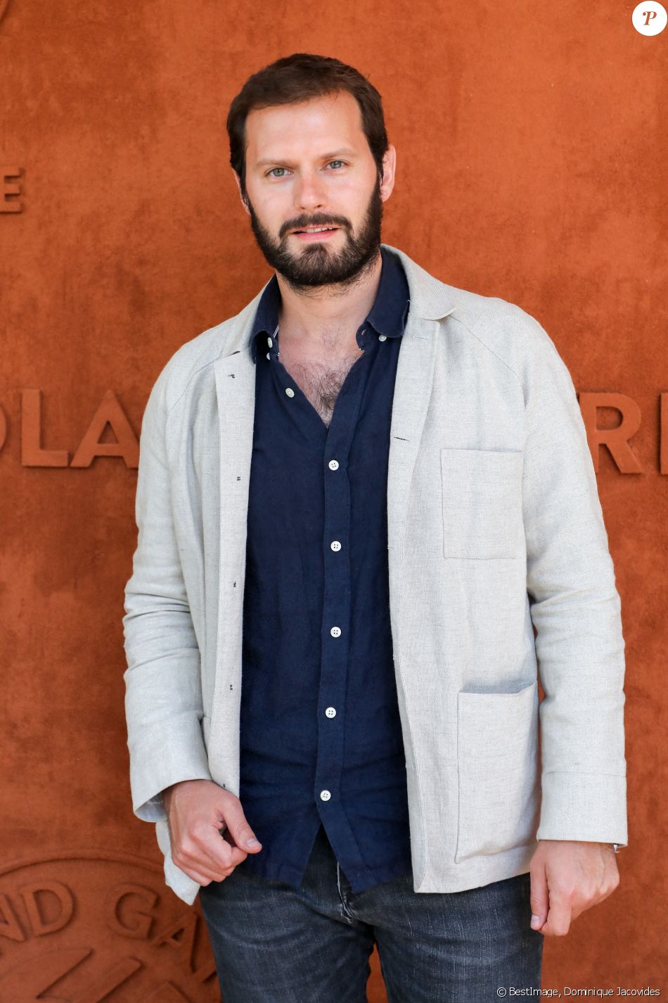 Hugo Becker au village des Internationaux de France de tennis de Roland ...