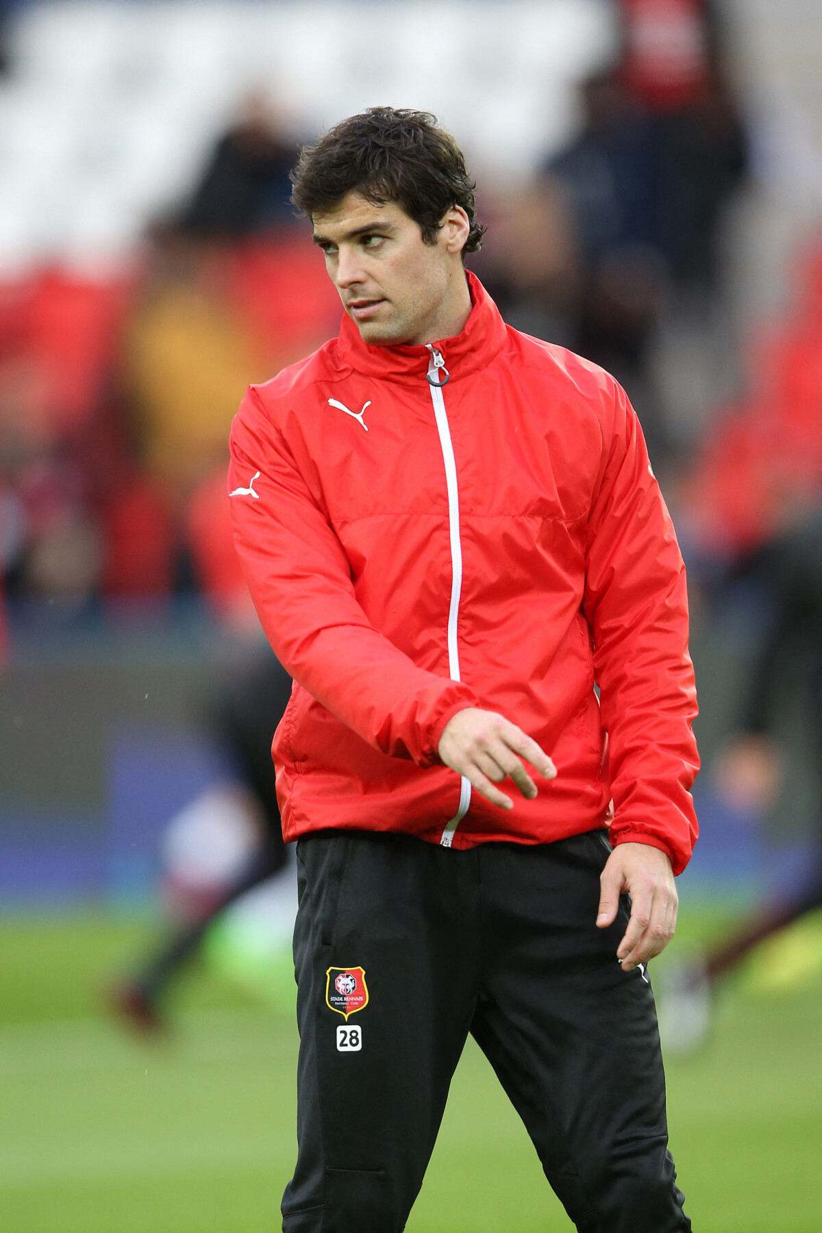 Photo : Yoann Gourcuff au match de football "PSG - Rennes" au Parc des ...