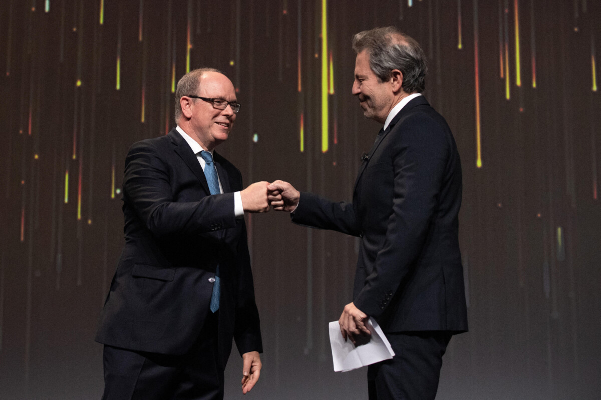 Photo : Prince Albert II et Darren Star - 60e festival de la Télévision ...