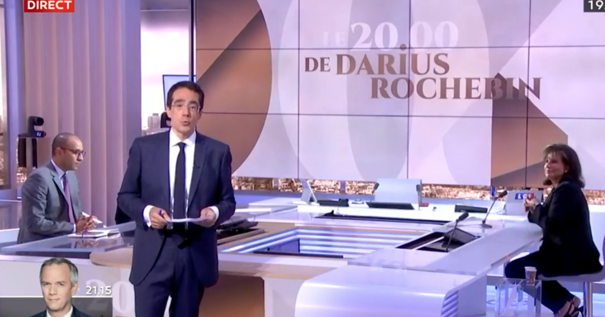 Darius Rochebin sur LCI - Purepeople