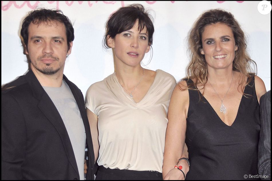 Alexandre Astier, Sophie Marceau et Lisa Azuelos - Première du film LOL ...