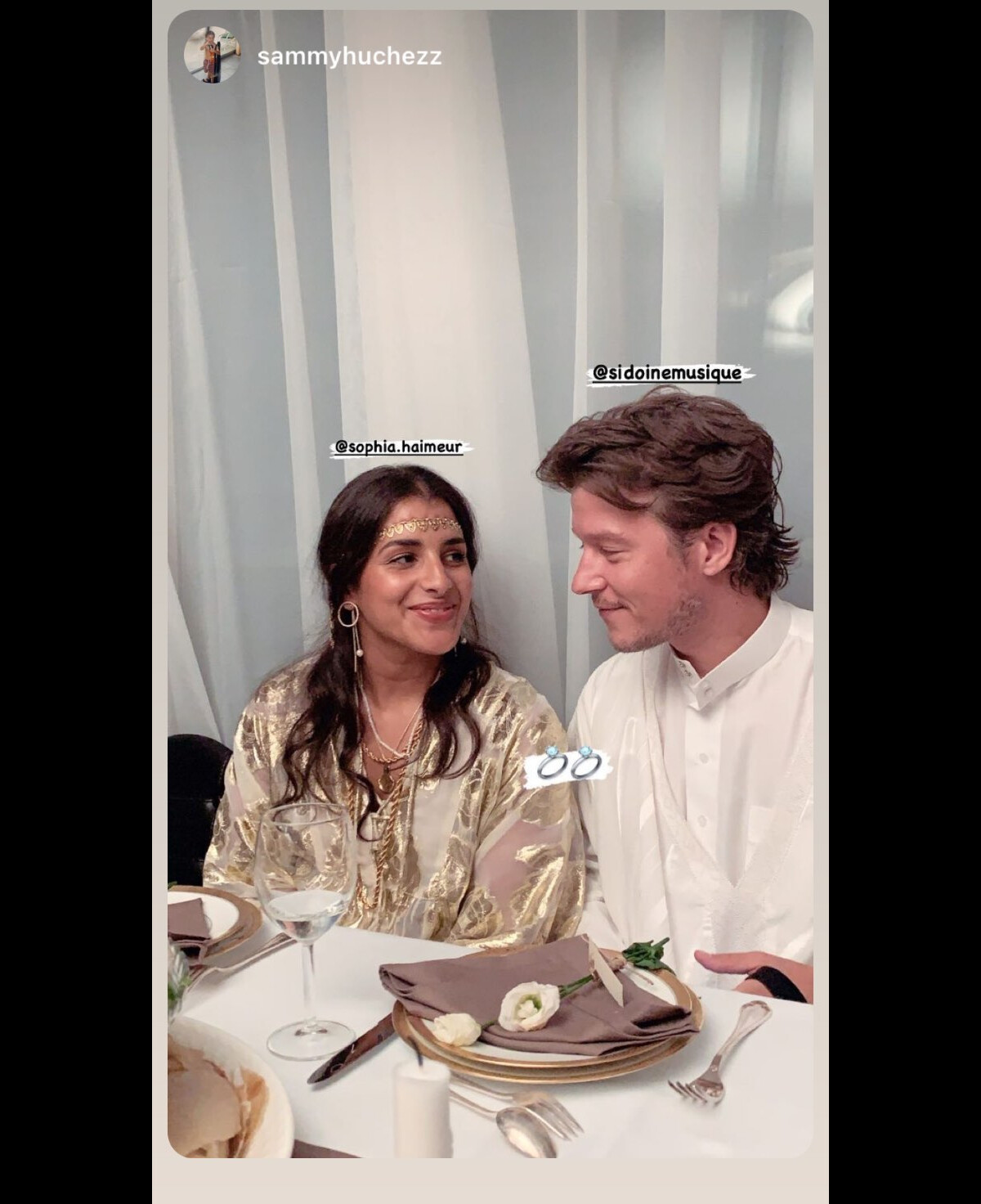 Photo : Sidoine s'est fiancé à sa chérie Sophia qu'il a rencontré grâce ...