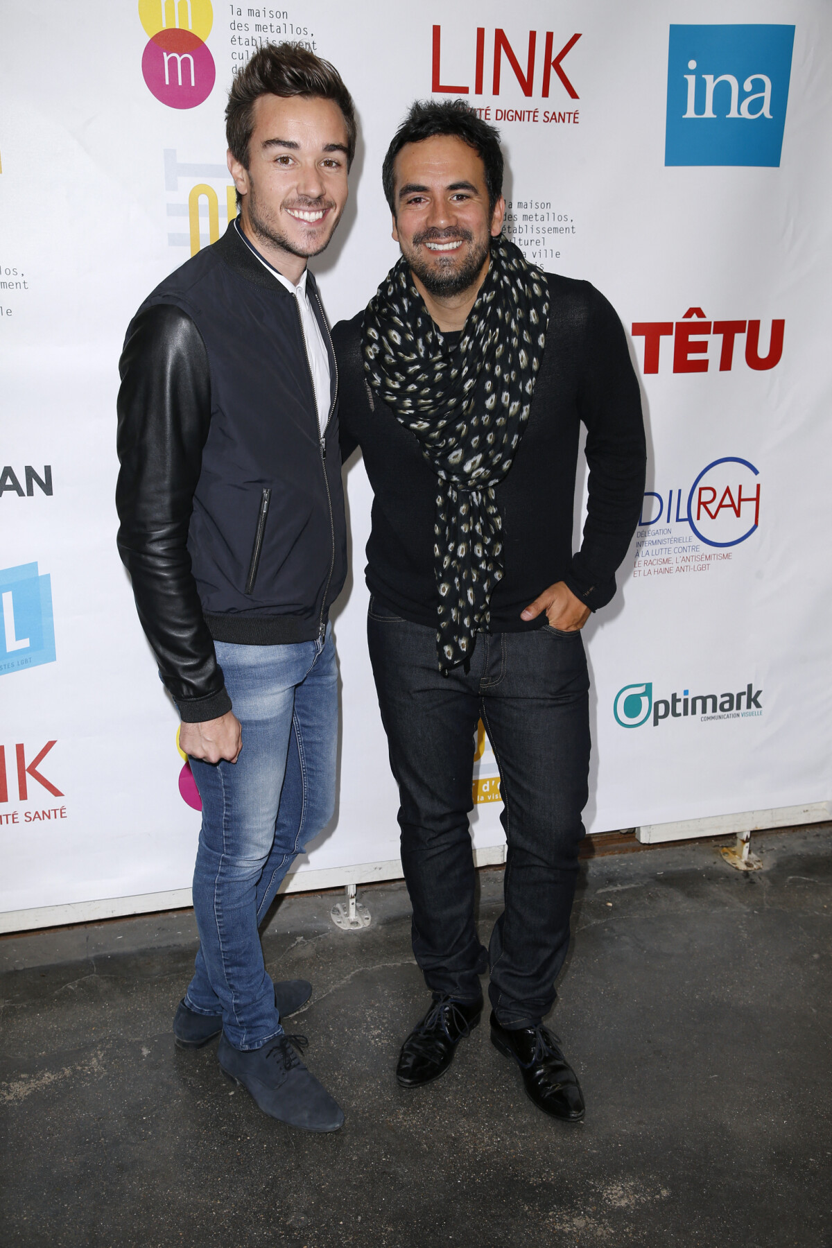 Photo : Alex Goude et son mari ex-Romain au photocall de la 1ère ...