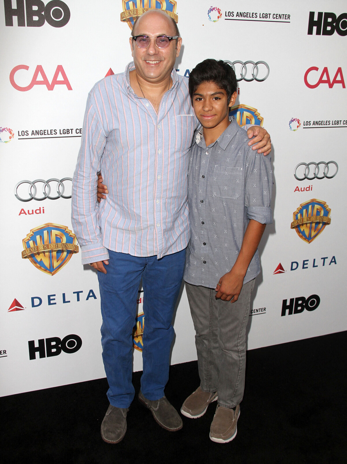 Photo : Willie Garson et son fils Nathen à la soirée caritative ...