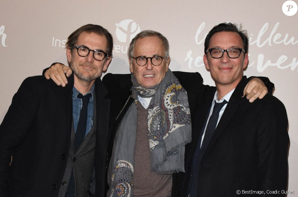 Matthieu Delaporte, Fabrice Luchini et Alexandre de La Patellière ...